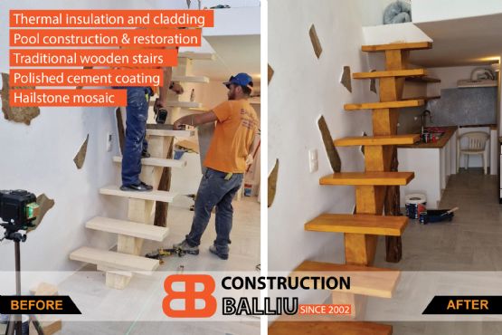 Oferta Wooden stairs for houses in the Cyclades, Milos, Craftsman for ...